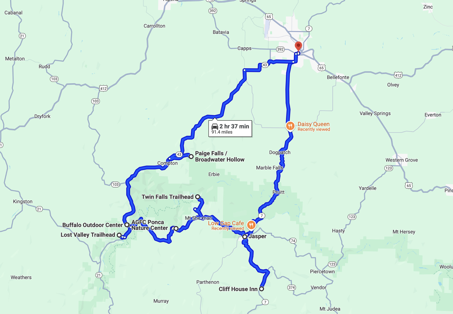 The Jasper Disaster: A Winding Road Trip Through the Arkansas Ozarks ...